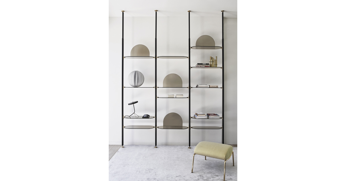 arflex – Alba modular bookcase design Bernhardt&Vella | Arflex